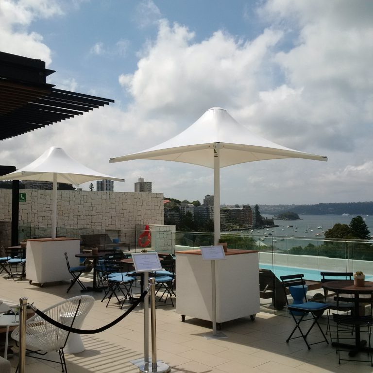 Skyspan Umbrella with Portable Base - Sail Structures